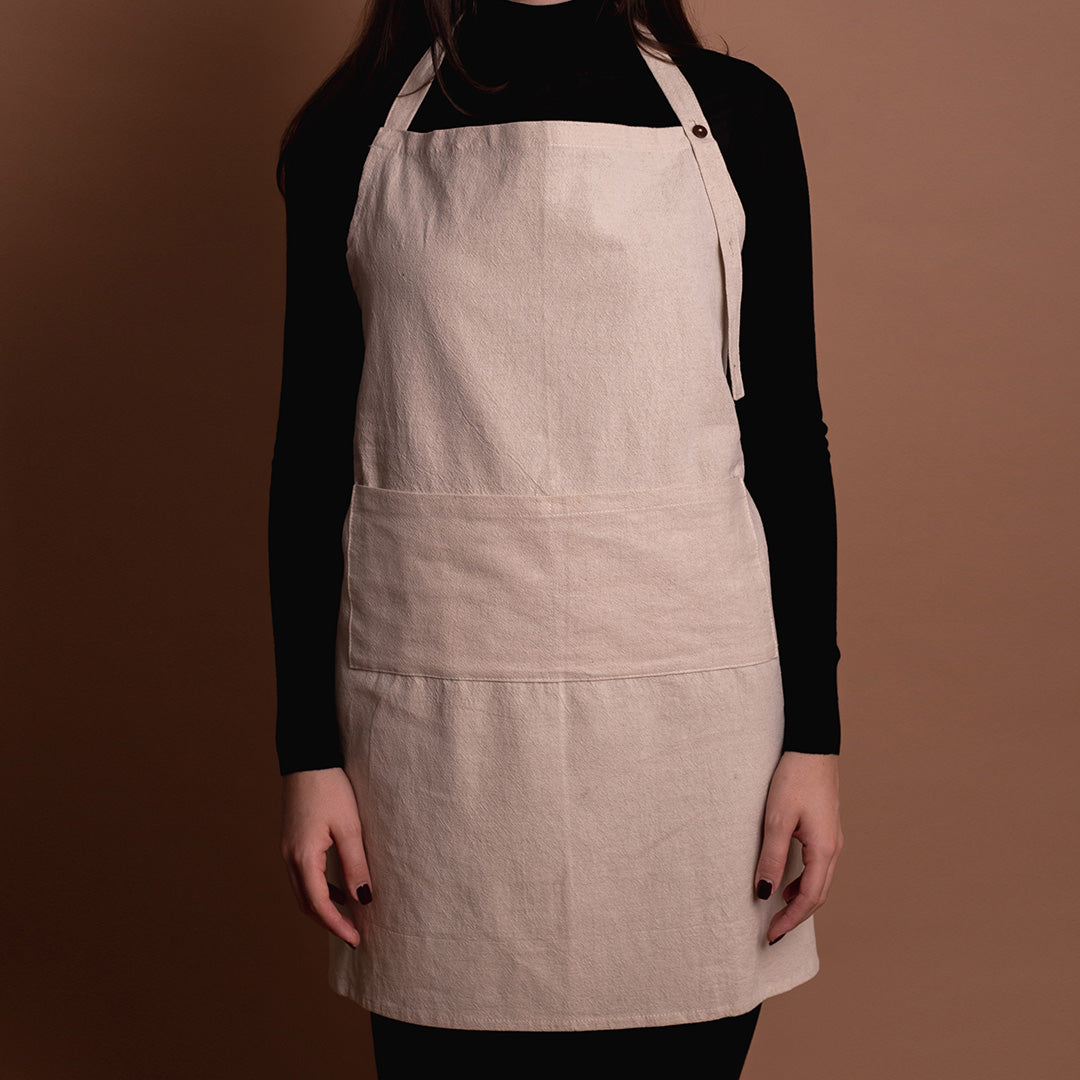 Linen Apron | Beige – Etis Living